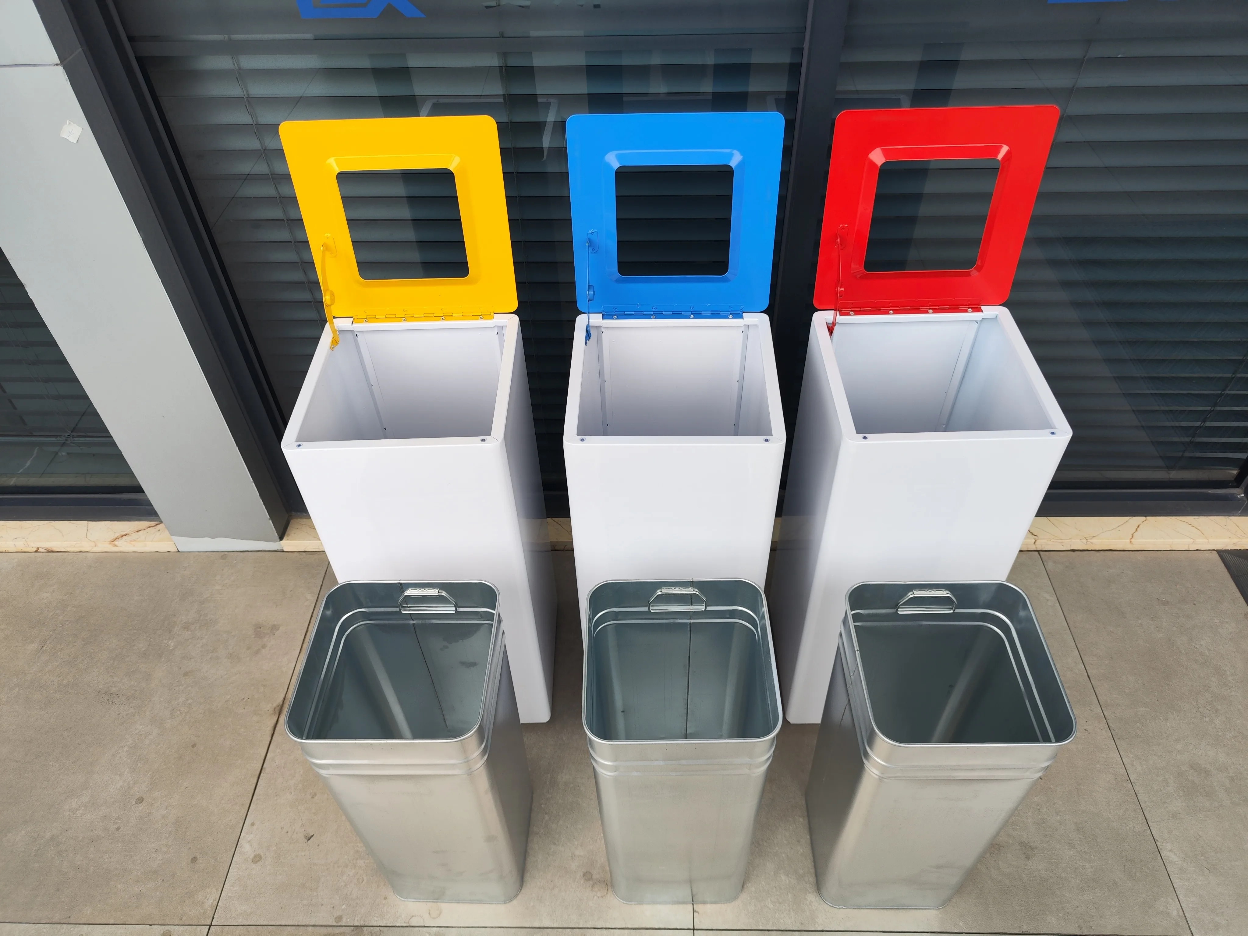 Stainless Steel Waste Bins - Durable and Eco-friendly