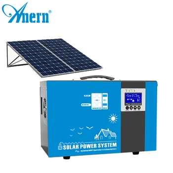 Anern Portable Power Station 500w 1000w Solar Power Generator With ...