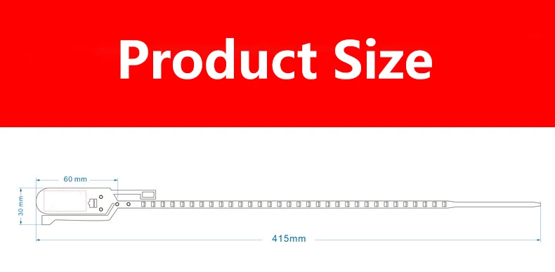 Professional Factory Adjustable Safety Seal Disposable Custom Plastic ...