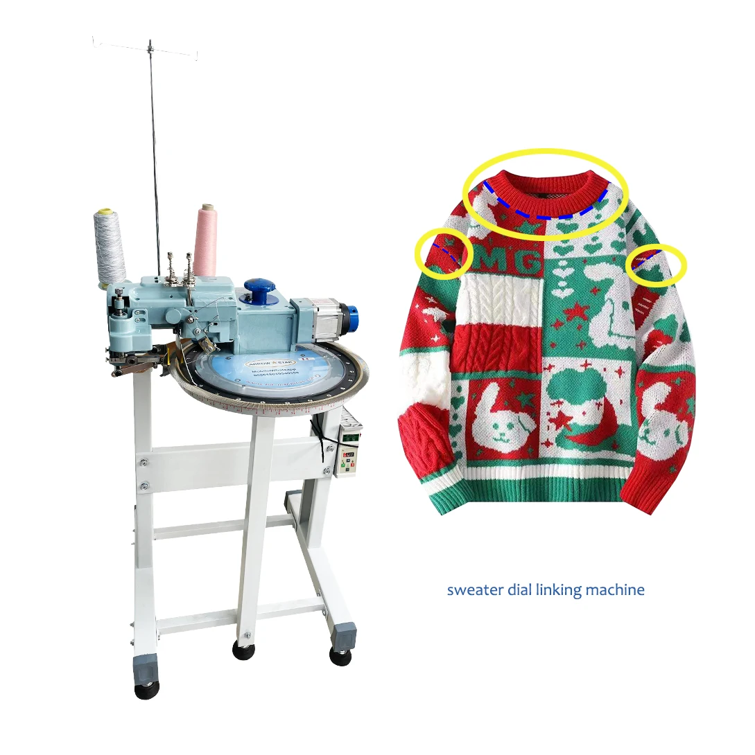 High Speed Sweater Dial Linking Machine for Efficient Collar and Hat ...
