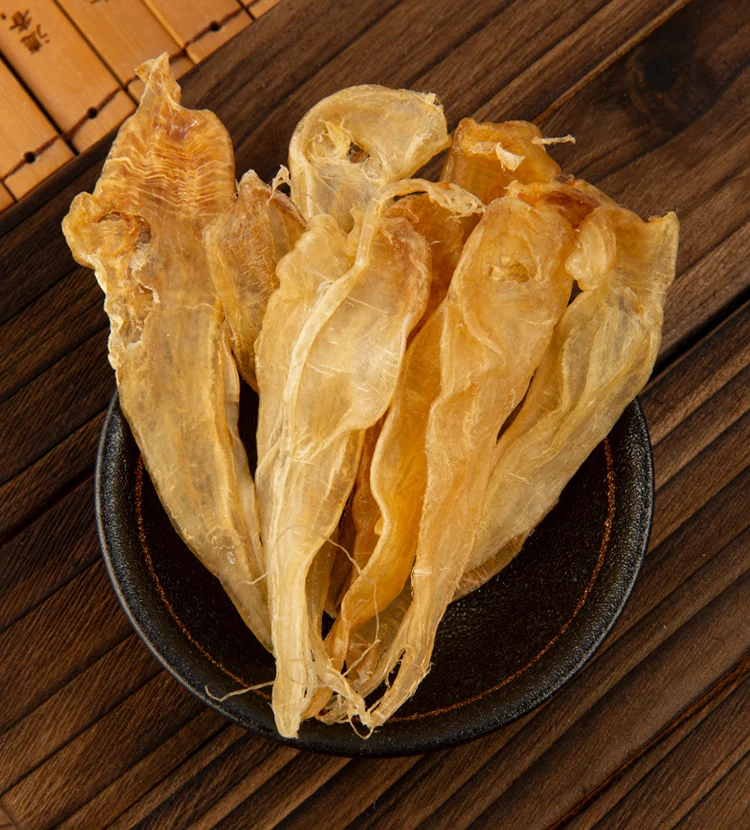 Natural Dried Fish Maw - Premium Isinglass for Food Use | Low-Fat, Low ...