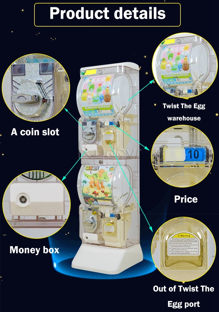 Mini Japanese Custom Coin Operated Arcade Crane Game Plush Doll Ball ...