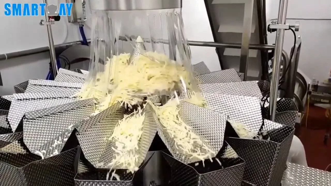 Automatic Vertical Solid Butter Shredded Packaging Machine Pillow Bag ...