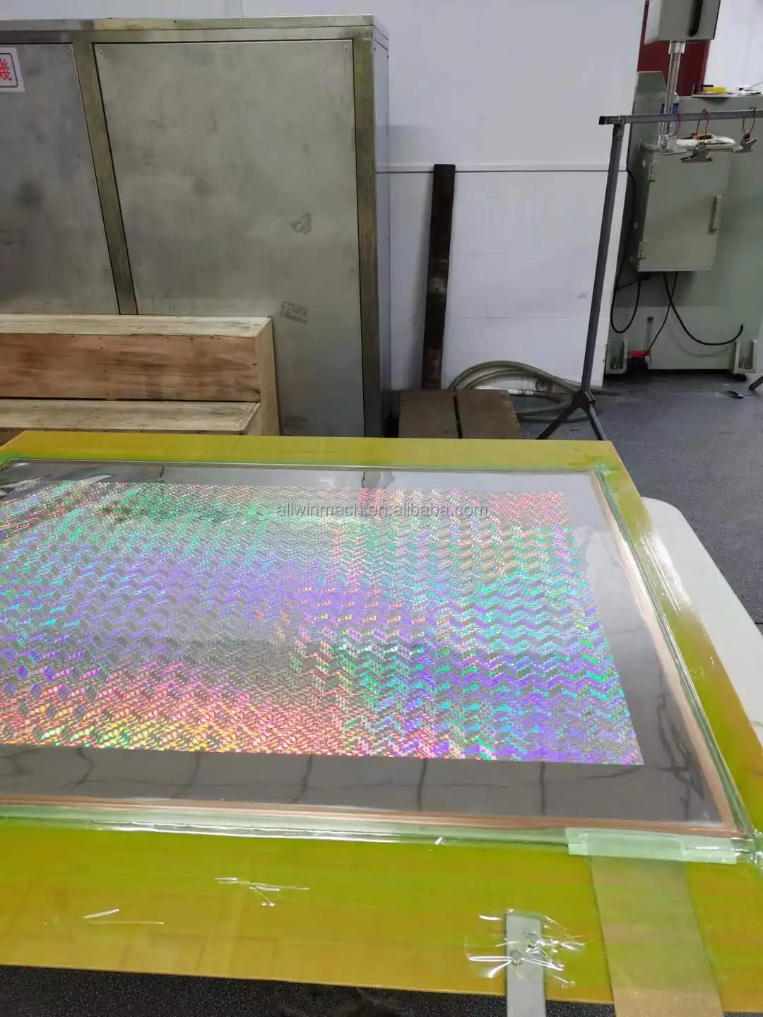 3D Hologram Electroforming Sticker Machine Nickel Plate Electroforming ...