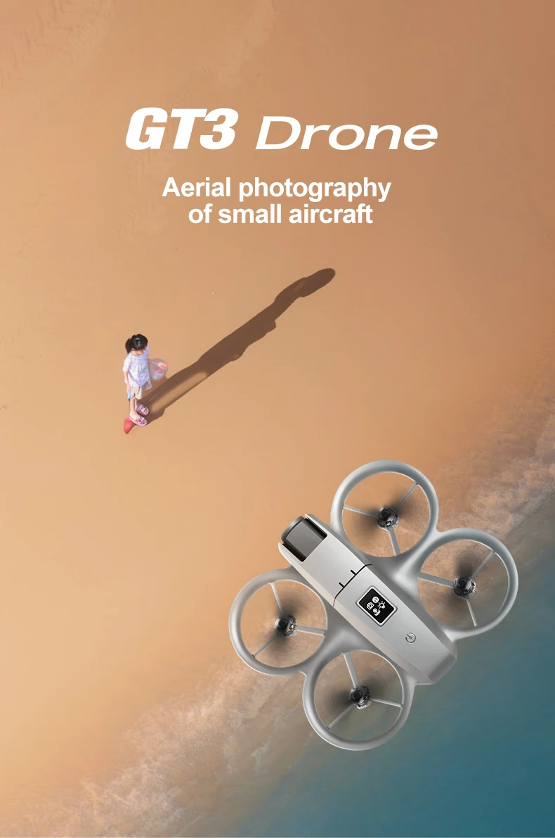 Hot Sale GT3 Mini 4K Drone with Dual Cameras, 360 Flip, LED Lights ...