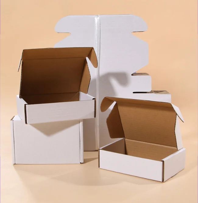 White Aircraft Box Factory-spot Corrugated Express Hard Packaging ...