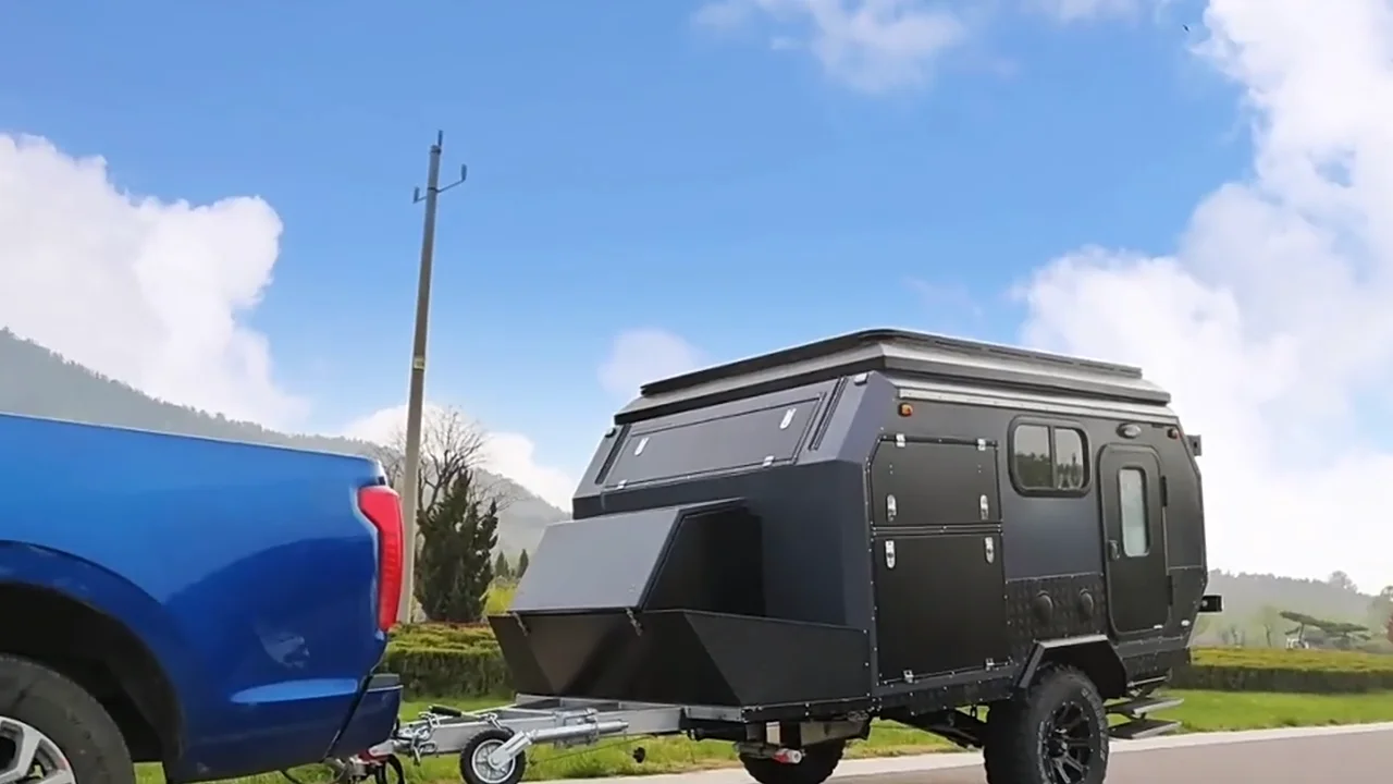 Supplied Cheap Mini Caravan Off Road camper trailer For Sale