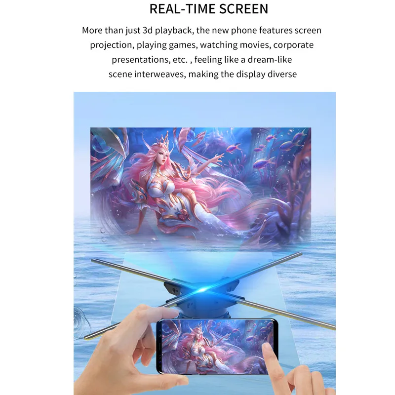 3x3 Outdoor 3d Holographic Display Projector Led Fan 3d Hologram 3d Led Fan Display 3d ...
