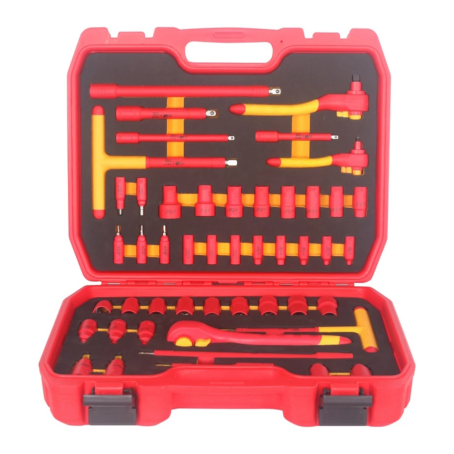 Multi Functional Insulated Electrician Tool Set - RED NIU