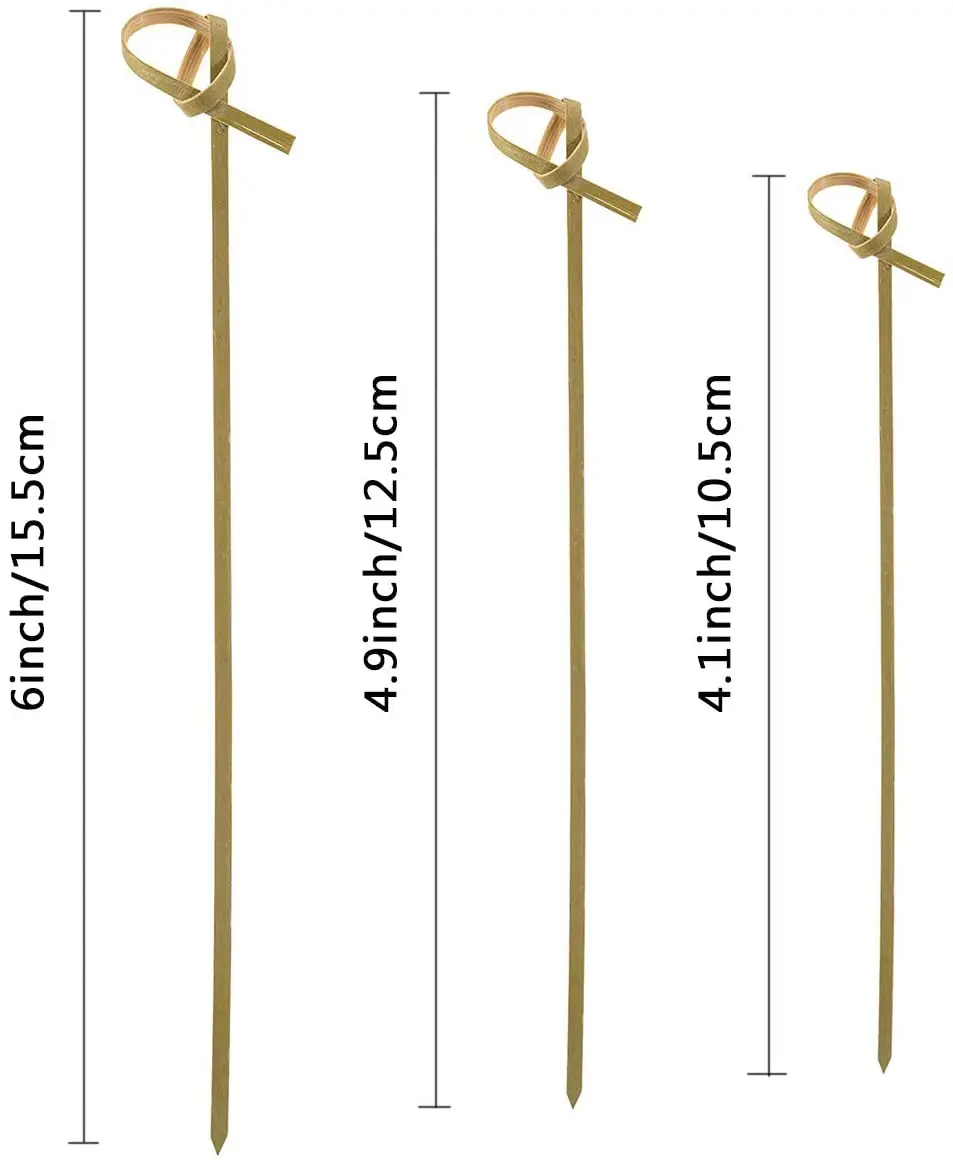 7cm Bamboo Knot Skewers Bamboo Knot Picks Bamboo Picks Cocktail Flat ...