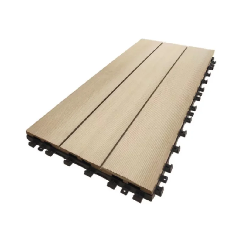 5-Year Warranty Beige Outdoor Durable Tile Section 300X600Mm Decking ...