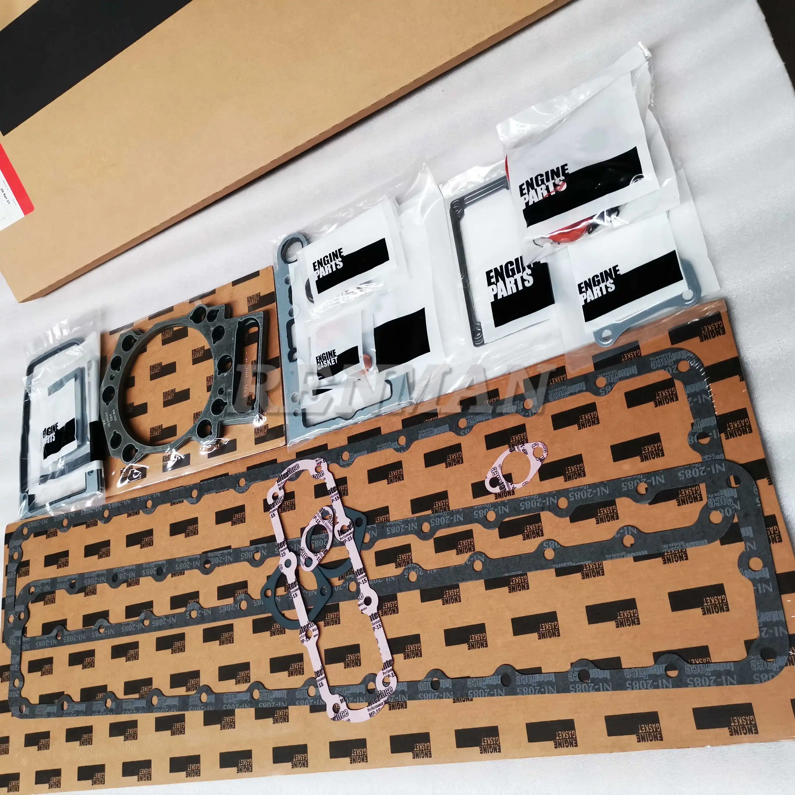 QSK19 Cummins Engine Parts - Upper Engine Gasket Kit