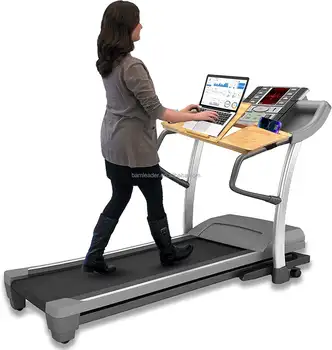 Customizable Bamboo Treadmill Desktop Adjustable Desktop Computer Tray ...