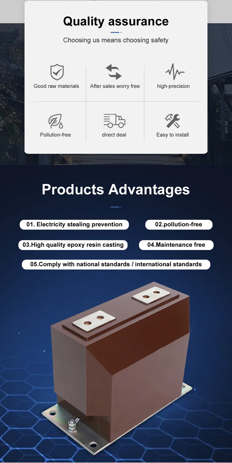 Lzzbj9 Cast-resin Indoor Current Transformer 11kv 12kv Metering ...