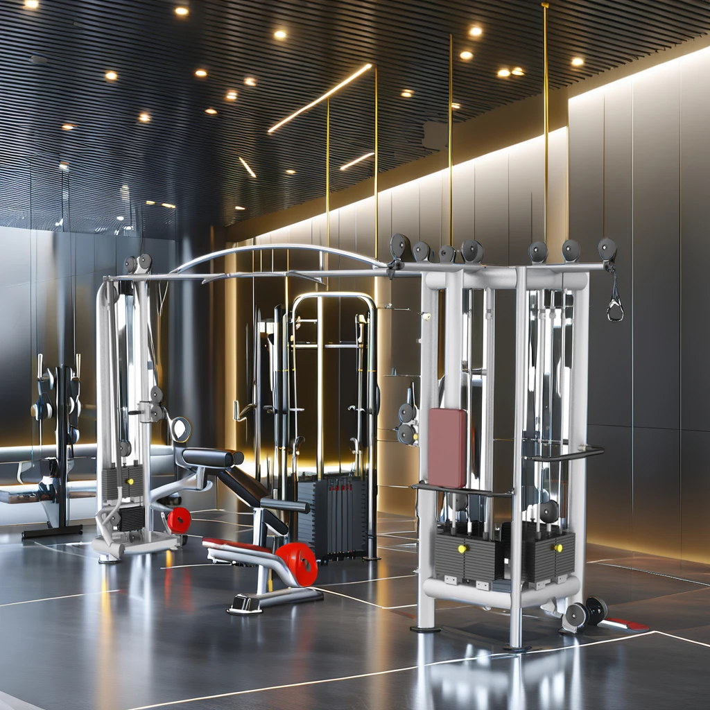 Multi-Station Supports 5 Persons for Efficient Group Workouts Compact ...