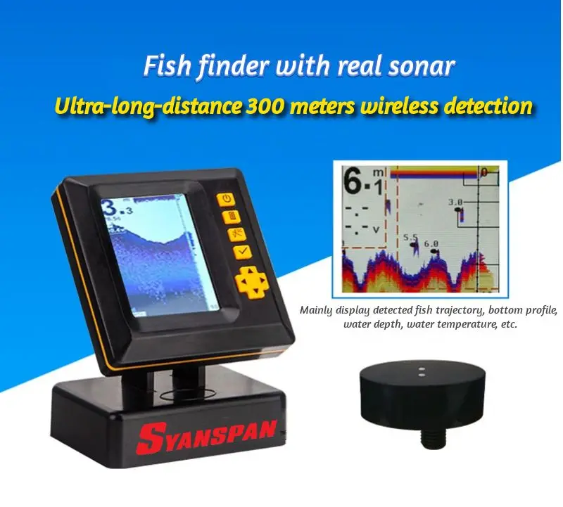 Syanspan Deep GPS Sonar Fishing Boat Remote Control Lures