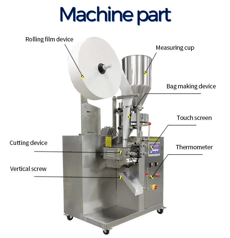 Automatic 1g 2g 3g Nonwoven Fabric Filter Paper Dried Snuff Powder ...