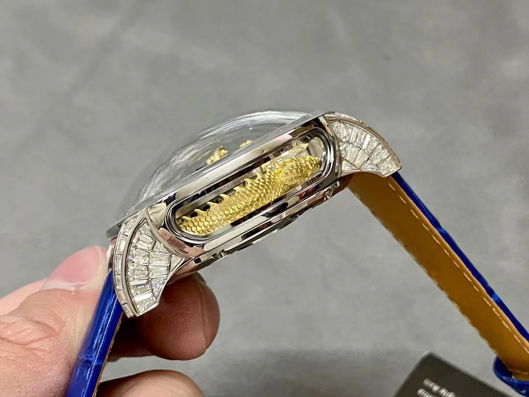 Jacob China Dragon Machinery Movement Watch Hollow Automatic Mechanical ...