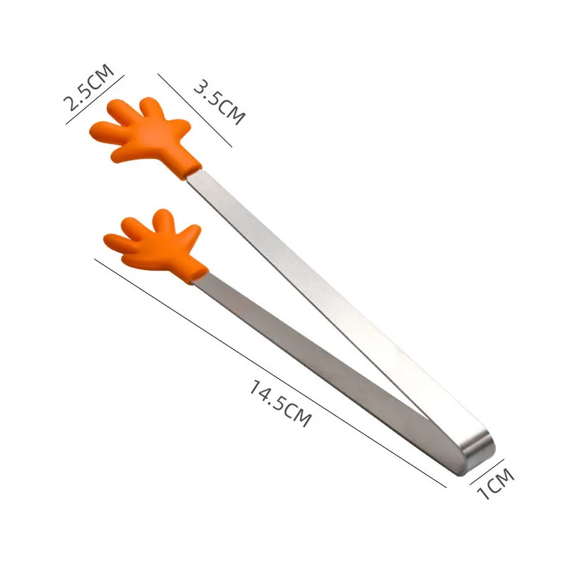 Dl202341 Colourful Silicone Food Tong Mini Tongs For Serving Ice Cube ...