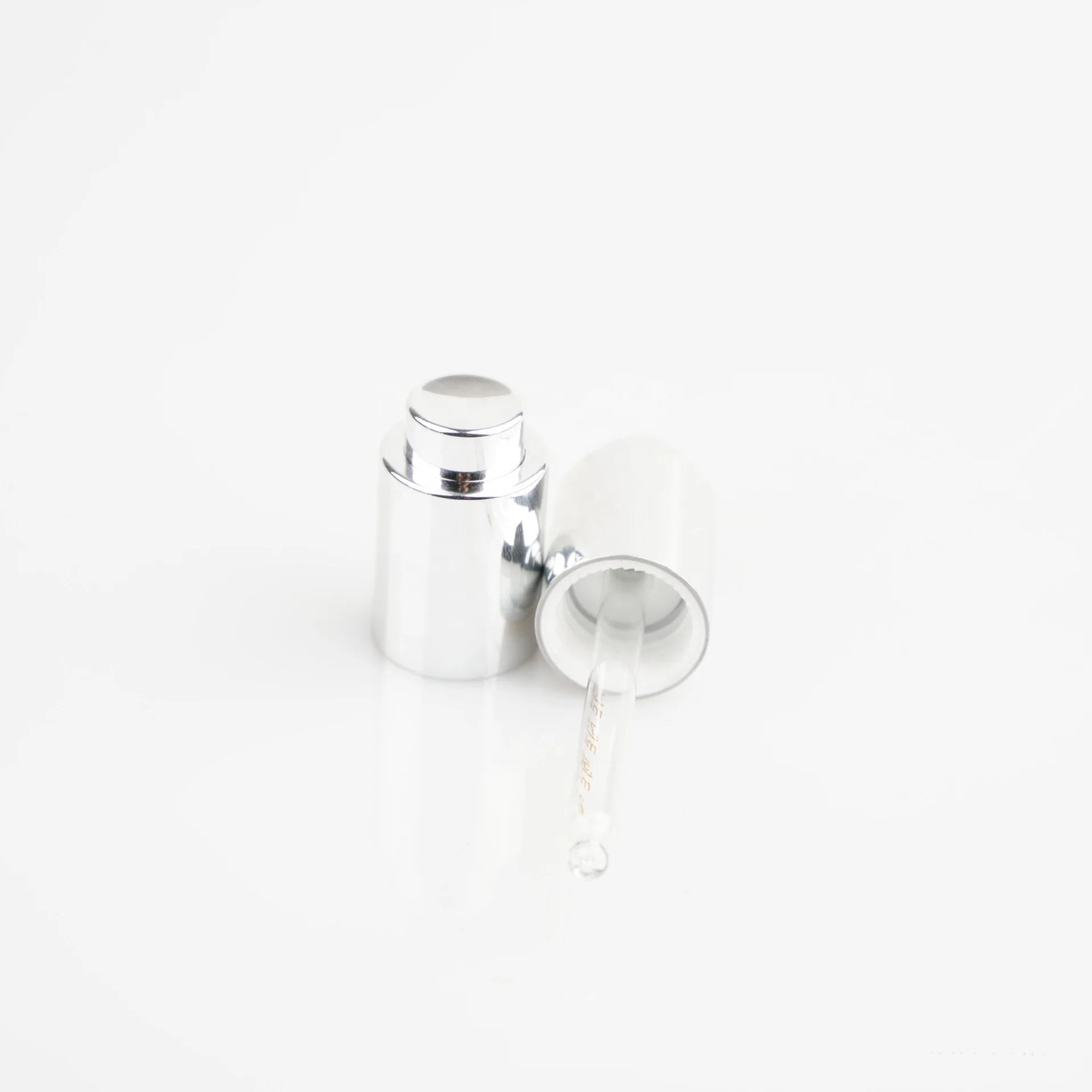 20mm Shiny Silver Gold Pressure Essential Oil Dropper Cap For Cosmetic ...