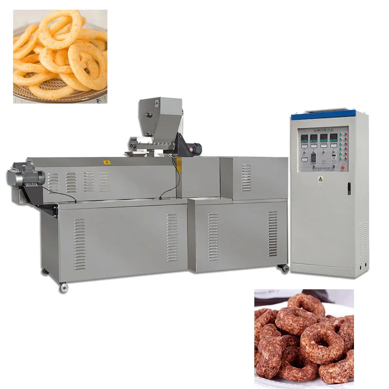 Automatic 400kg Corn Maize Rice Extruder Puff Machine New Condition Snack Food Puffing Machine ...