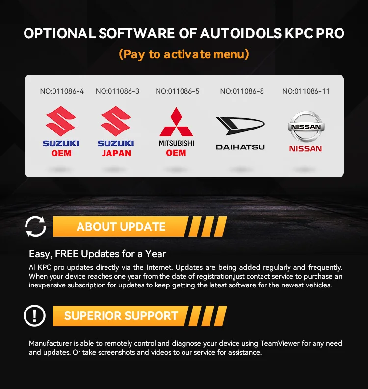 General Version Auto Idols Kpc Pro Car Diagnostic Tool Smart Key Zed ...