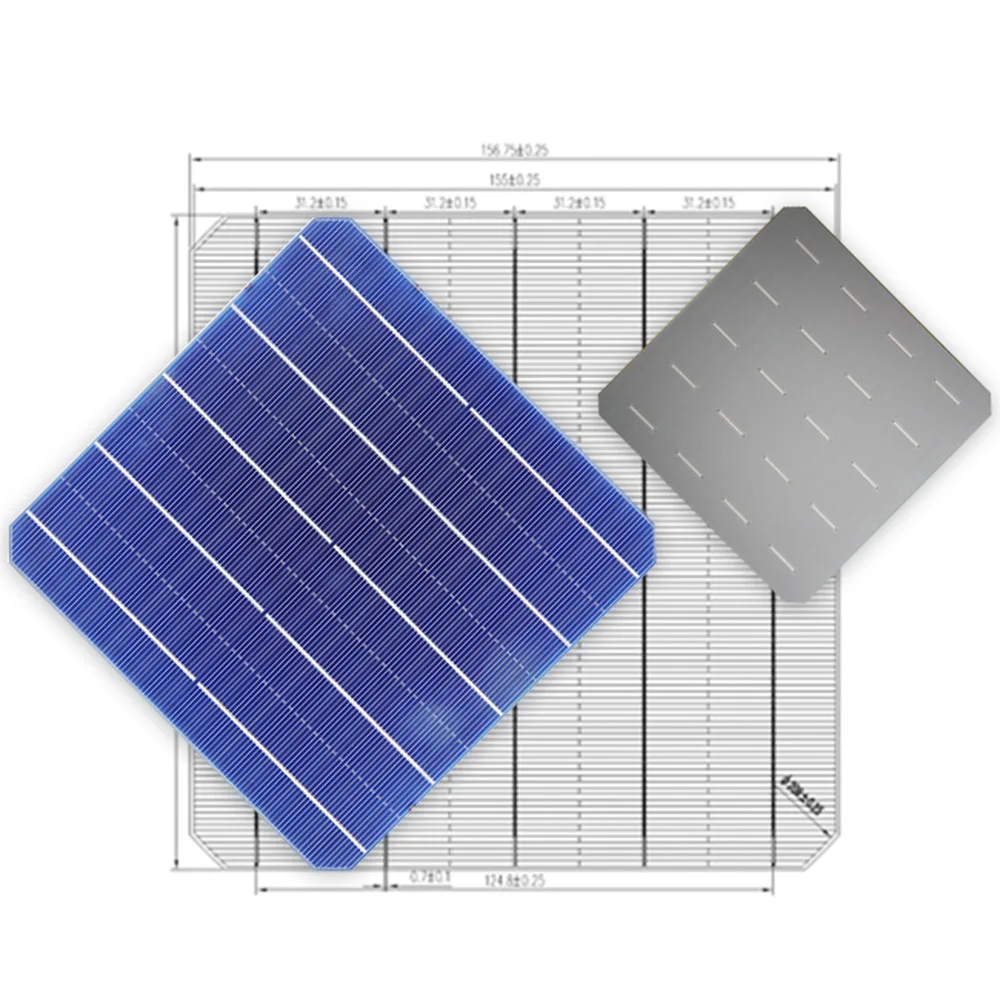 High-efficiency 156.75mm Monocrystalline Solar Cell for Panels