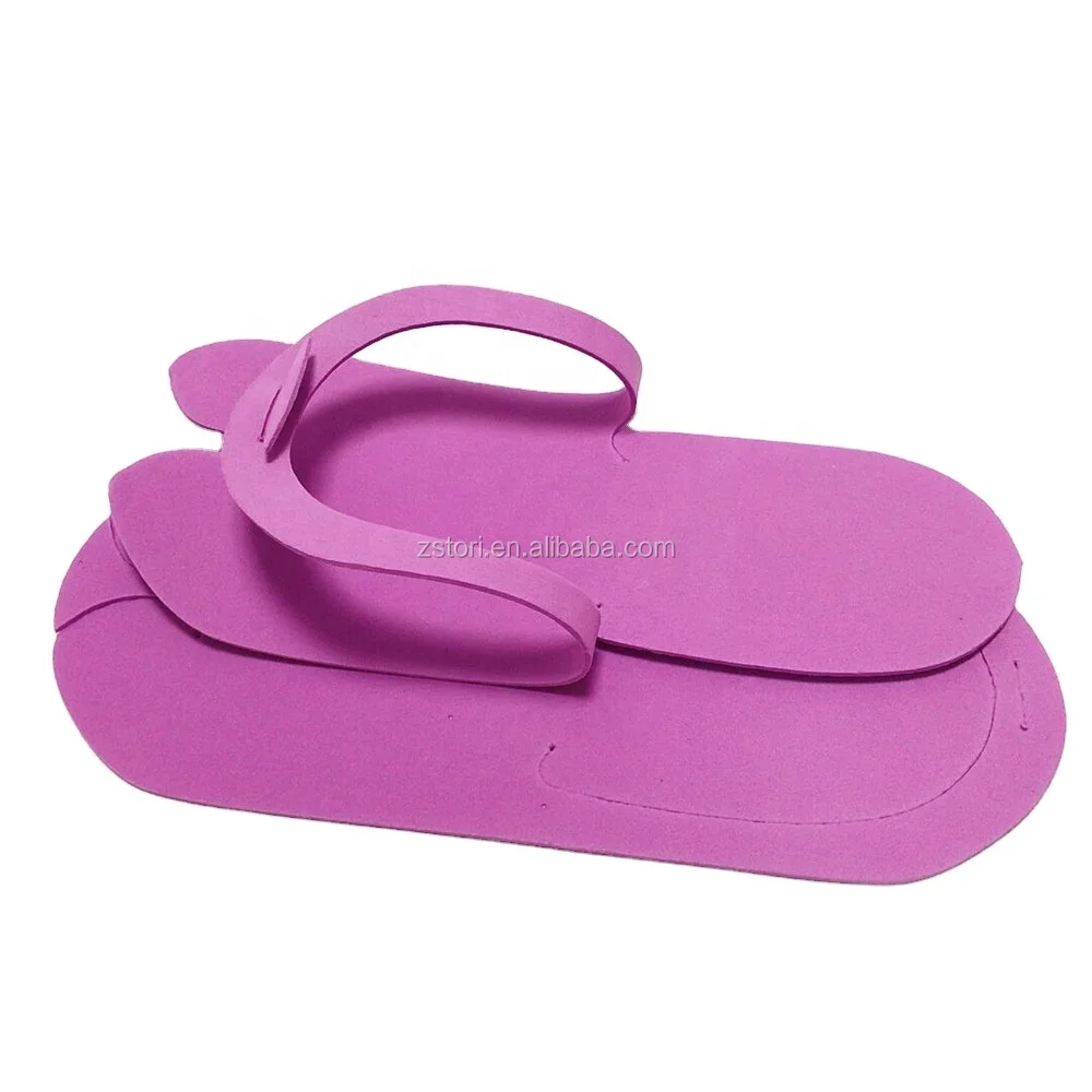 Wholesale Colorful Disposable Eva Foam Pedicure Slipper Nail Beauty ...