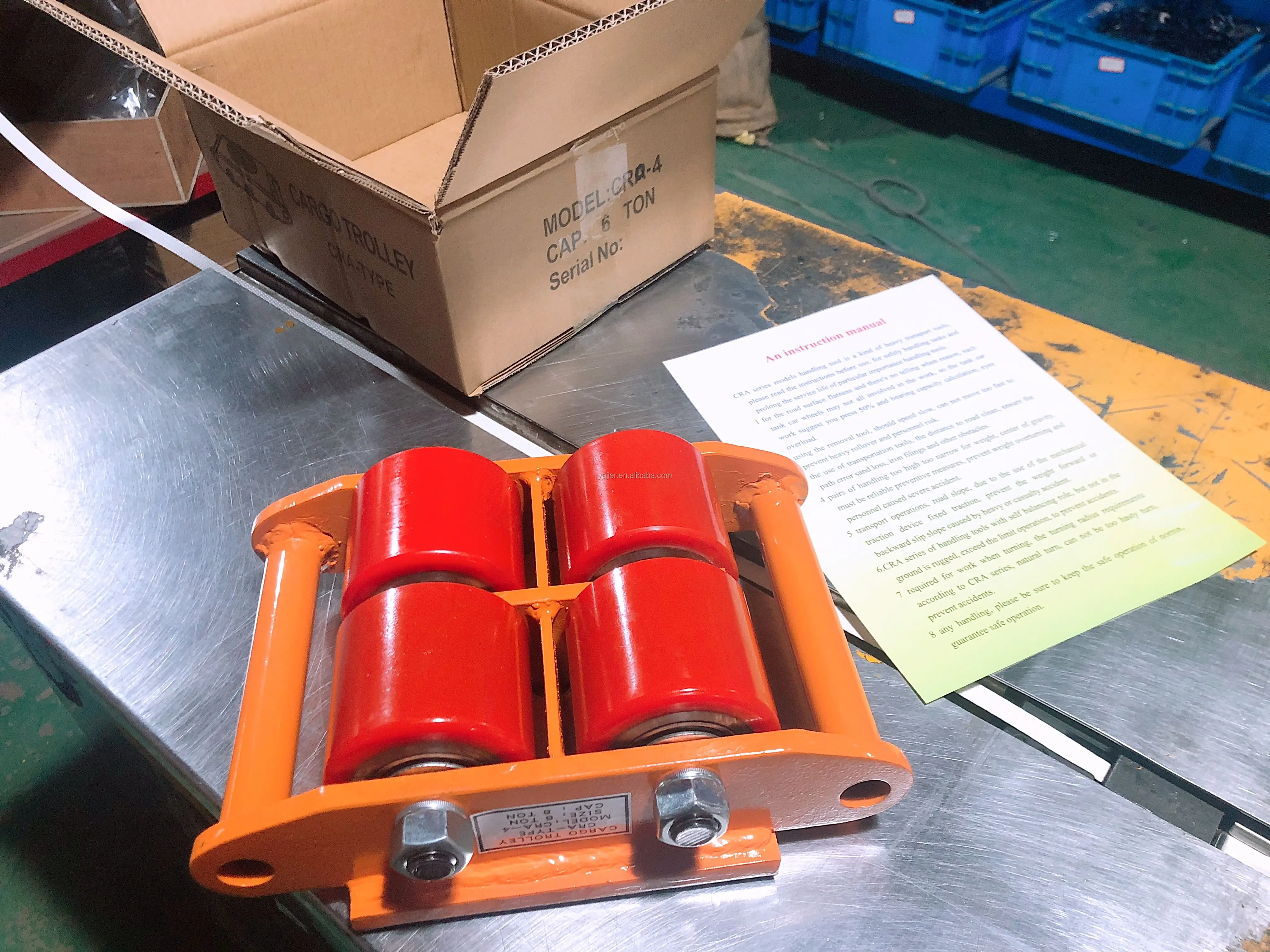 Heavy Duty Transport Loading Roller Trolley Moving Skates