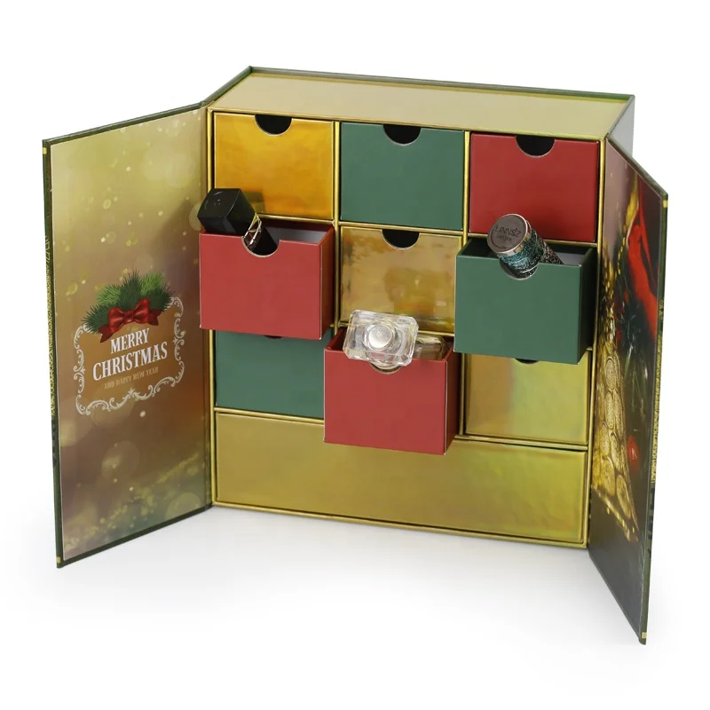 Luxury Custom Black Mystery Paper Box Surprise Cosmetic Necklace Gift ...