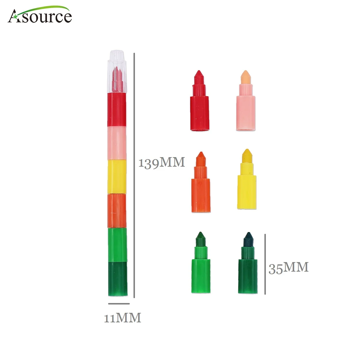 Popular Stackable Promotional Crayon Plastic Crayons With Logo| Alibaba.com