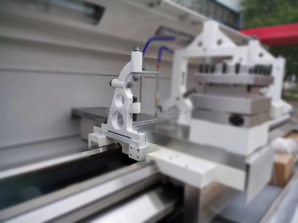 High Precision Cnc Lathe Machine Heavy Duty Flat Bed Cnc Lathe Horizontal Lathe For Metal - Buy ...