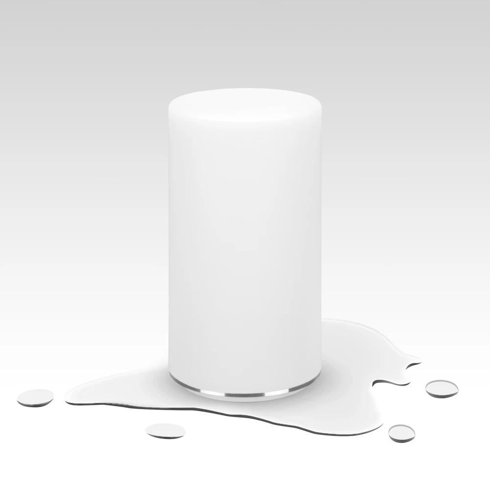 Led Rgb Desk Lamp Glass Material Bright Portable Table Lamp Night Light ...