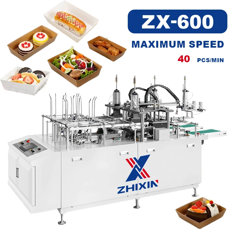 High Speed Fast Food Boxes Making Machine - ZHIXIN Quality
