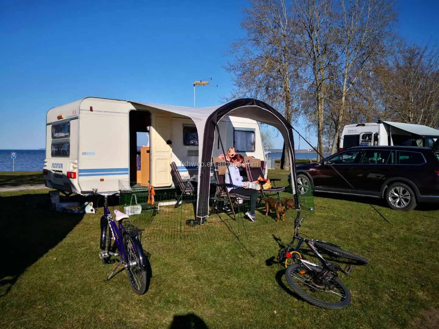 Inflatable Camper Trailer Awning caravan Sun Canopy Campervan Sun ...