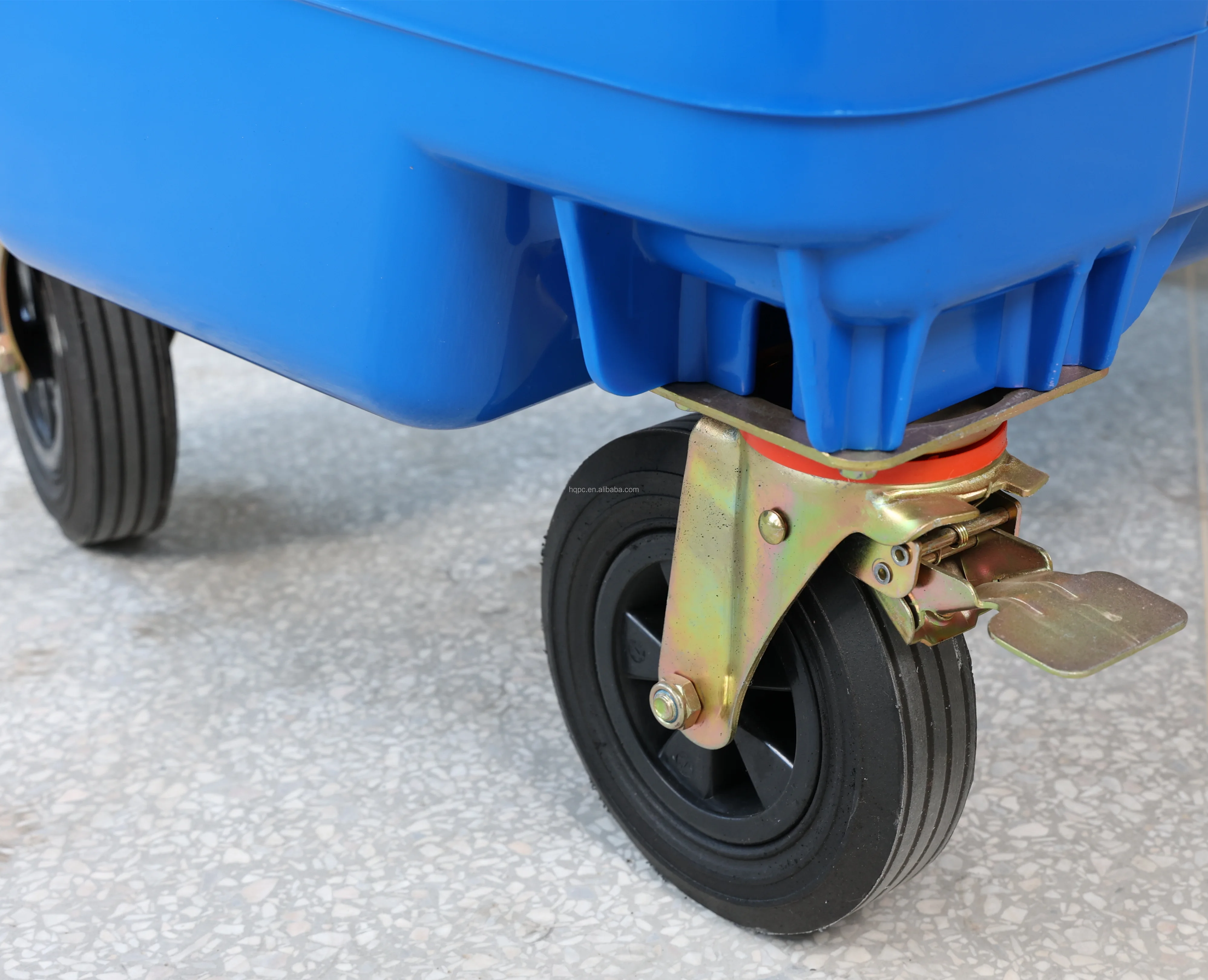 660 Liter Garbage Container with Wheels - Eco-friendly