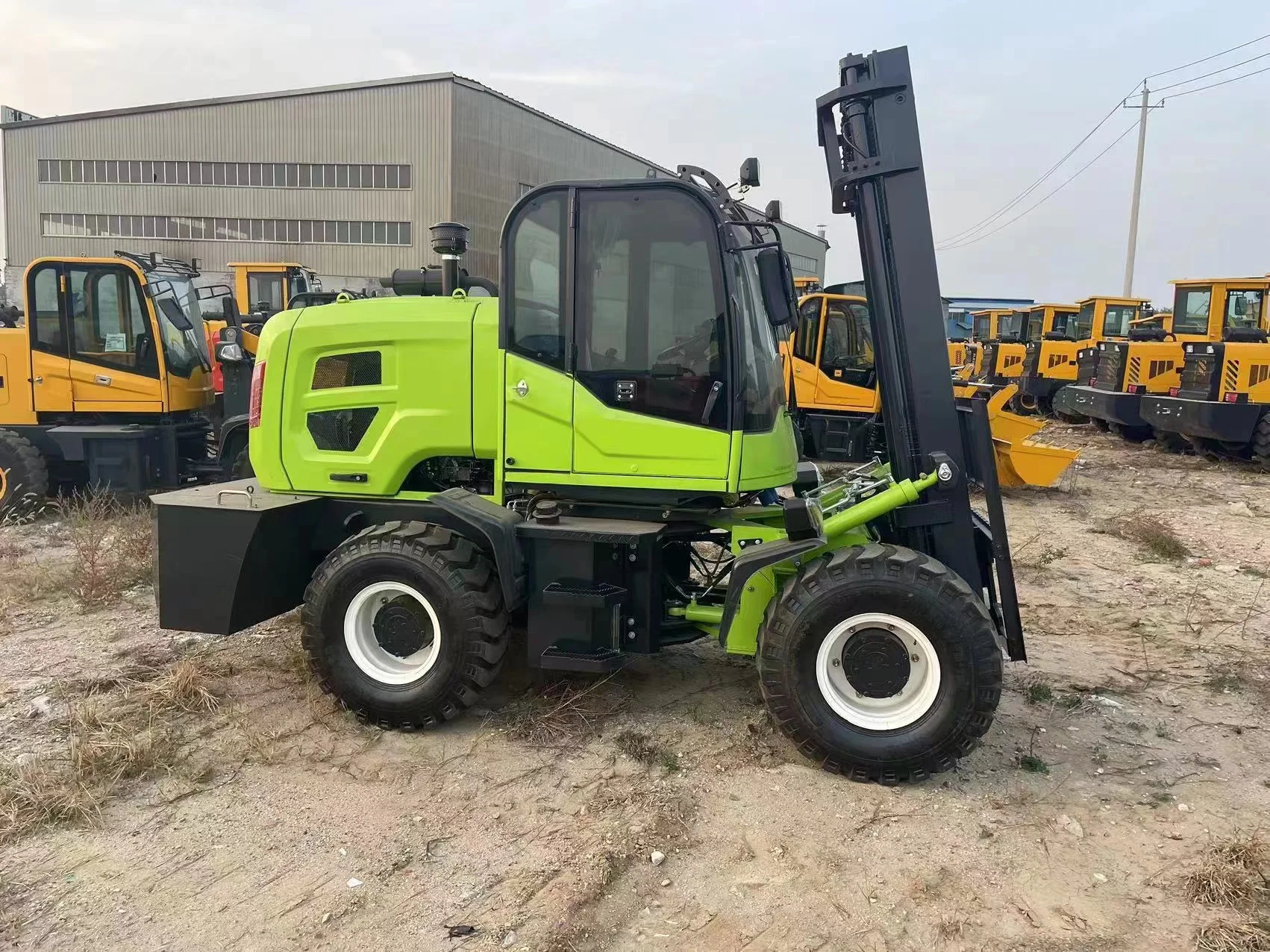 10 Ton Forklift Rough Terrain Forklift 8ton 7ton With Forklift Seat ...
