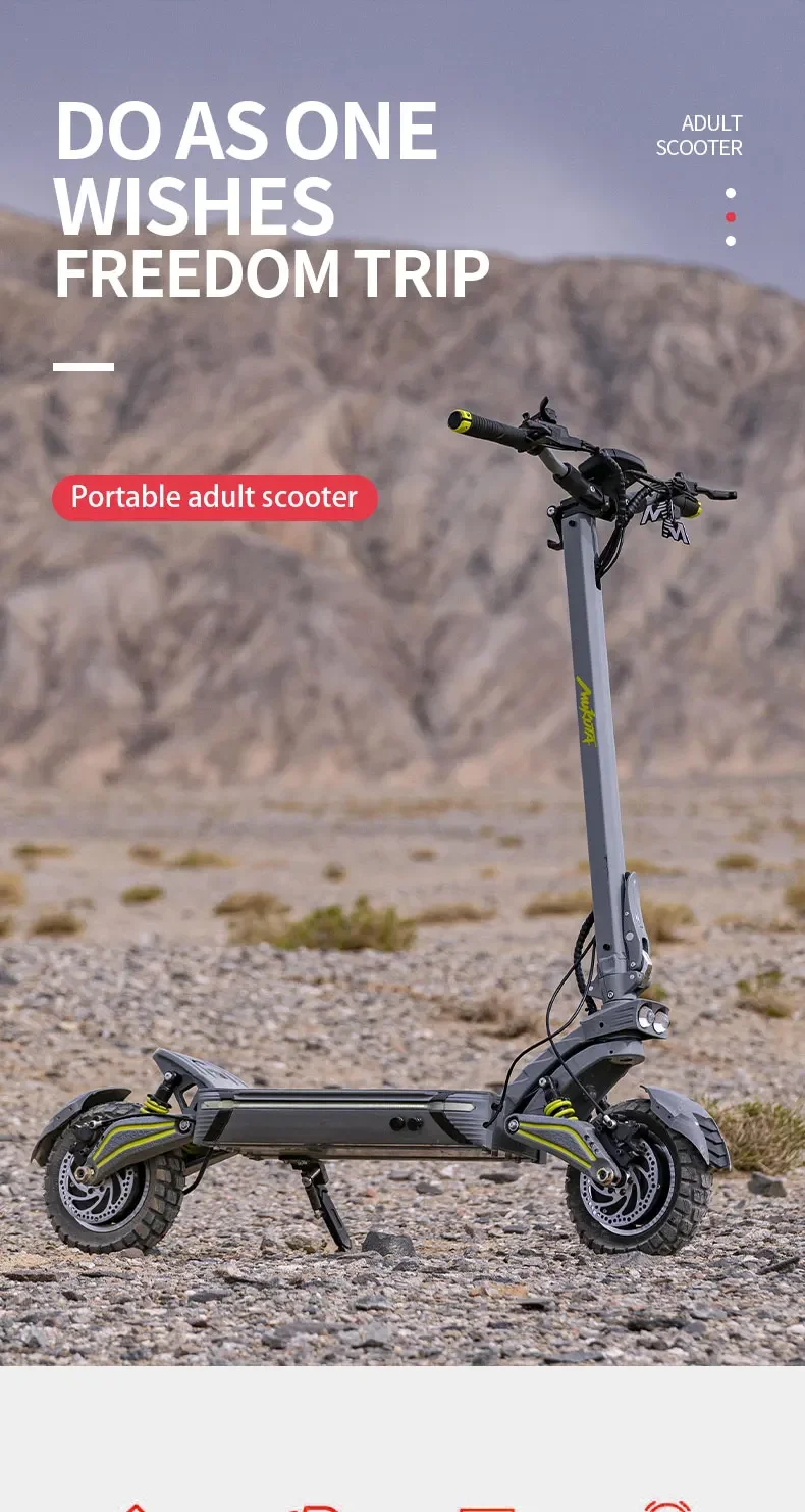 Mukuta 10 Plus Electric Scooter - 2800W off Road Performance