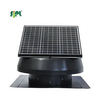 Whirlybird Vent Heavy-duty Steel Powerful 40w Solar Powered Industrial ...