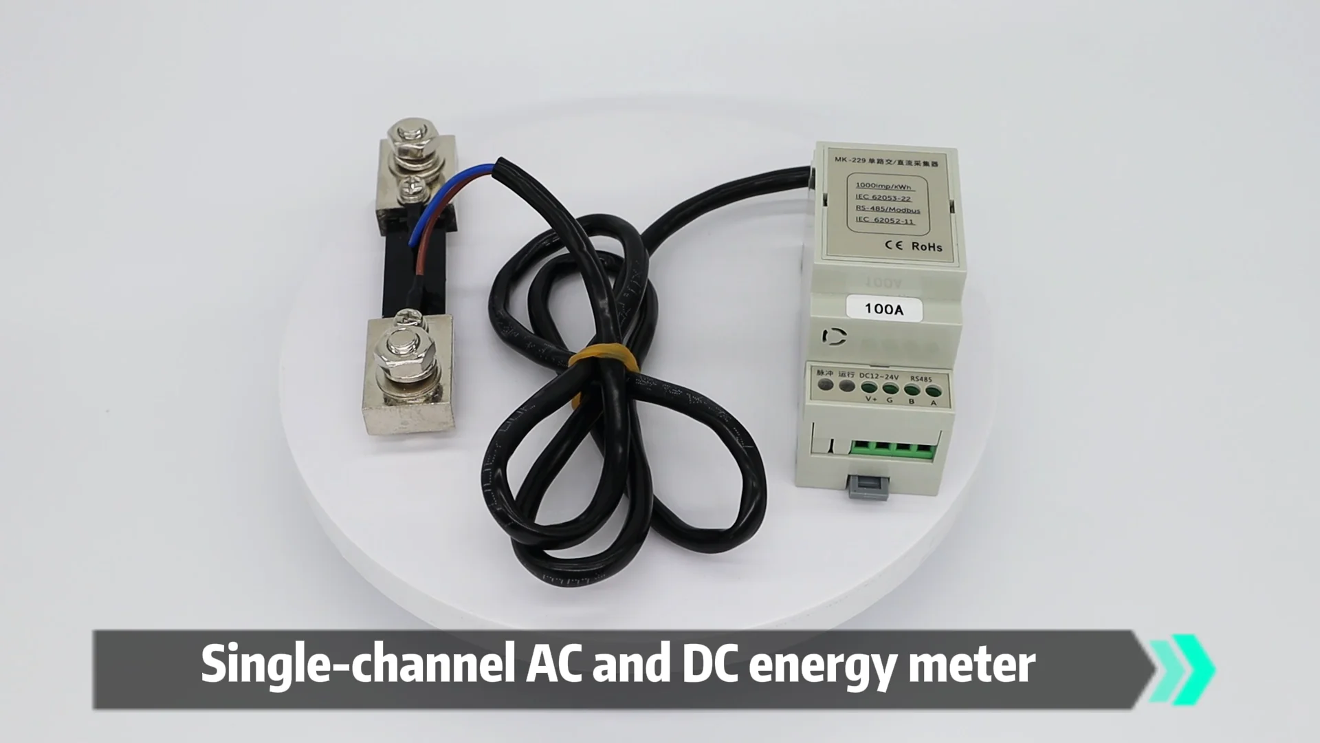Ev Dc Charging Station Metering Module Single-phase Voltage Rs-485 ...