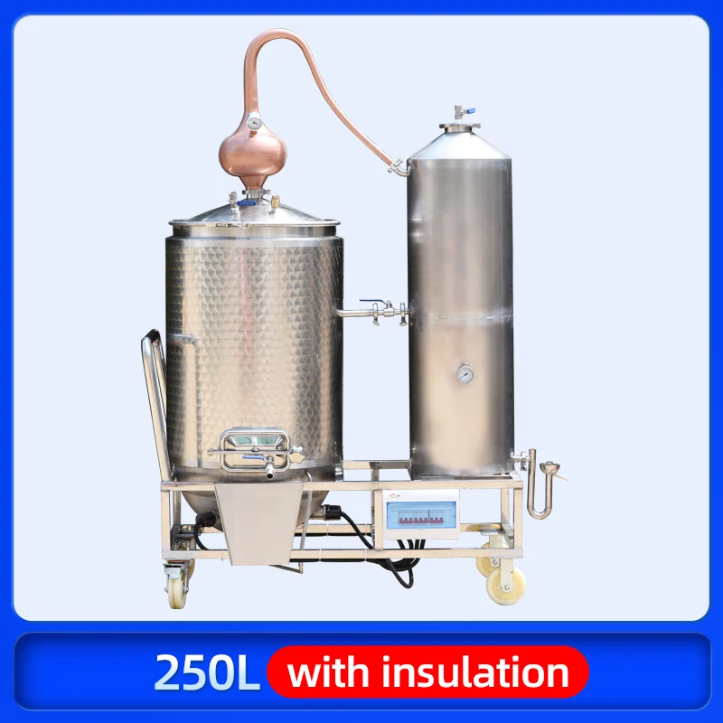 250Liter Red Copper Gourd Brandy Still Pot Still Distillation Machine ...