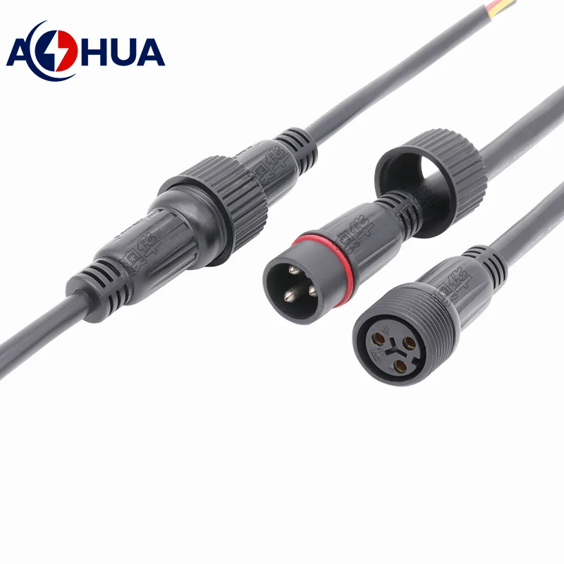 Low Voltage Cable Connector 250v Thread 4 Pin Connector Jack Pvc ...