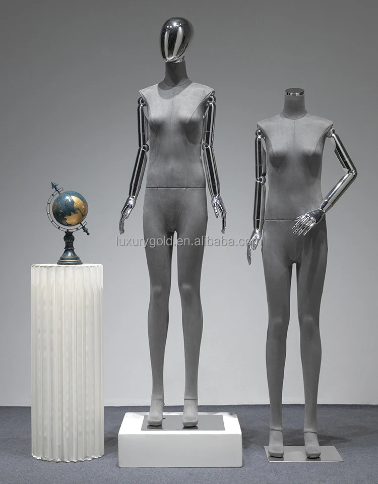 Wholesale Store Clothes Mannequin Women Flexible Arms Linen Full Body ...