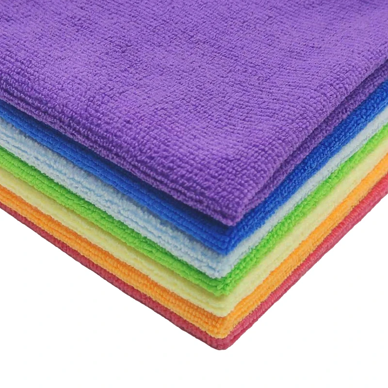 80% Polyester 20% Polyamide Colorful Microfiber Cloth Kitchen ...
