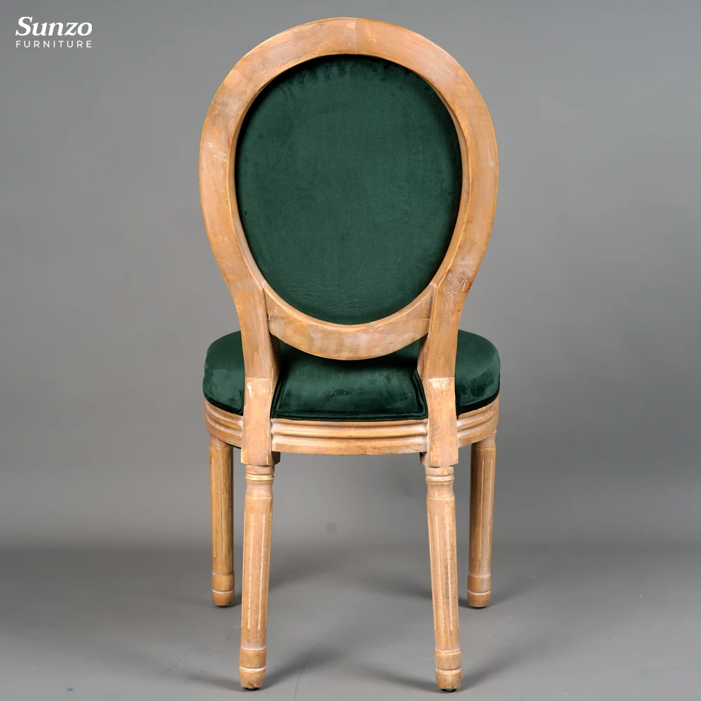 French Style King Louis Chair XV White Wedding with Rattan Back Linen ...