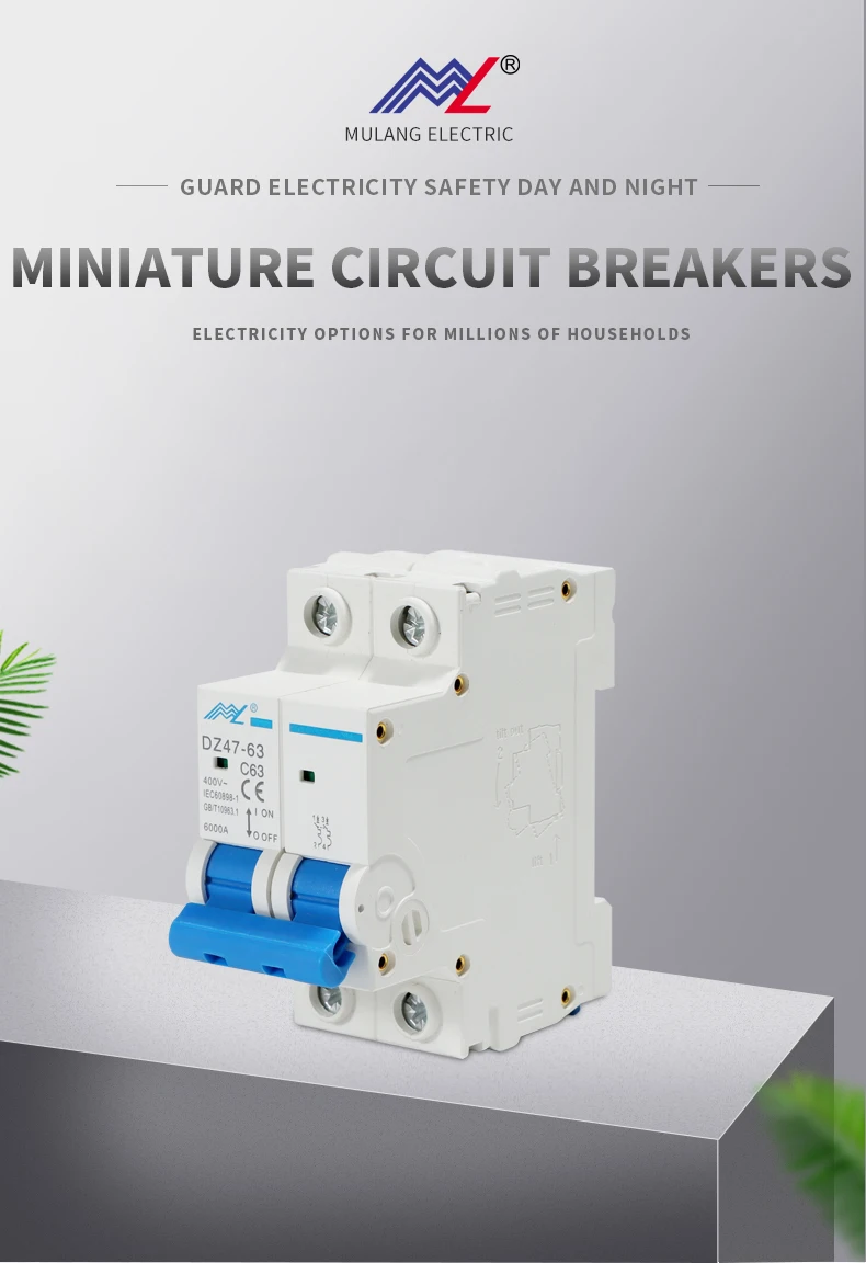 High Quality Schneiderse Mcb Acti9 Ic65n Series 3p 1a 2a 3a 4a 6a 10a 16a 20a 25a 32a 40a 50a ...