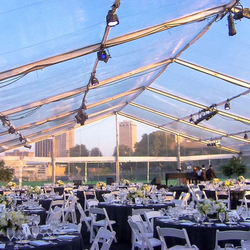 Transparent White Marquee Clear Large Tents For Party Event With Floor ...