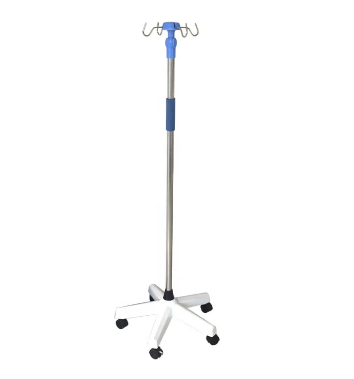Portable And Foldable Iv Pole Stand Flexible Infusion Stand Medical ...