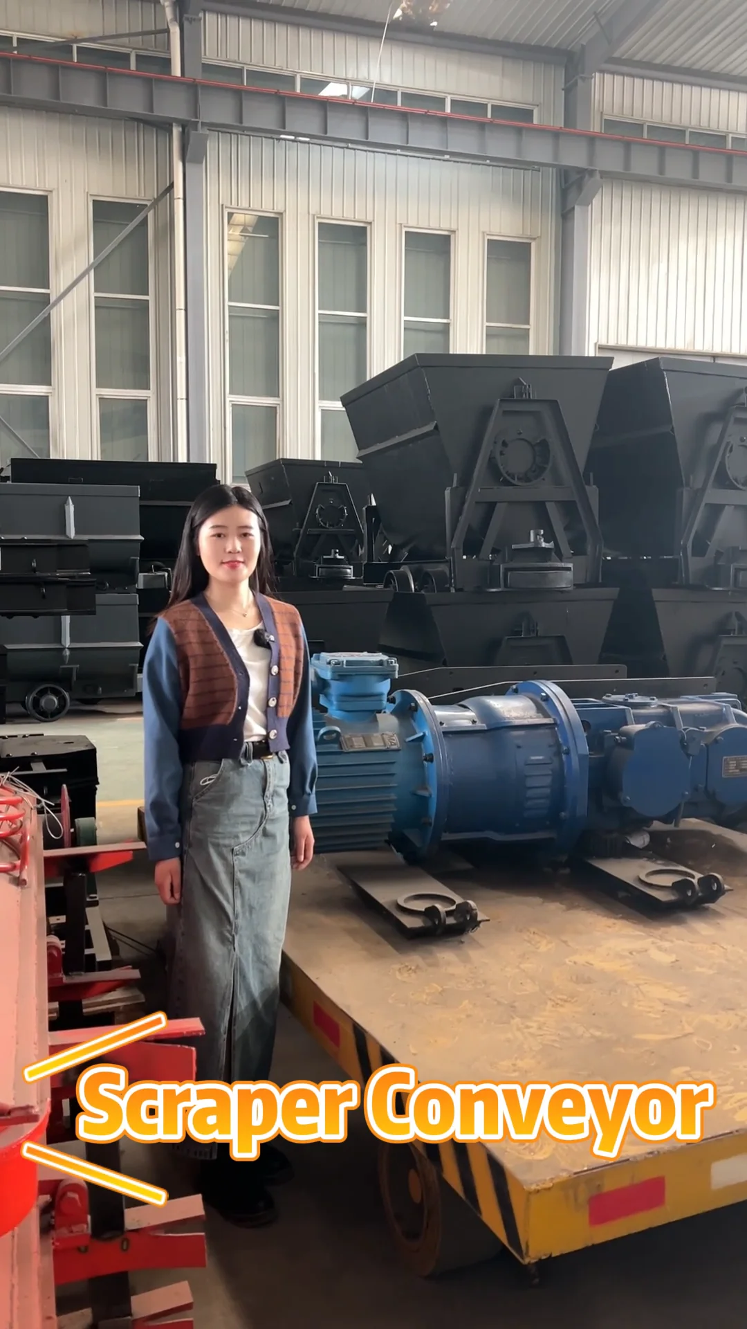 Sgb420/22 Scraper Conveyor Small Mining Conveying Equipment Fly Ash ...