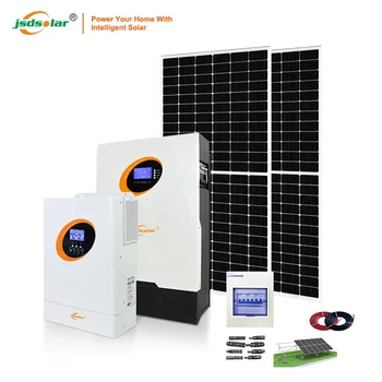 Jsdsolar Off Grid Solar Power System 3kw 5kw 10kw Home Solar Panel Kit 10kw 10 Kw Mini Solar ...